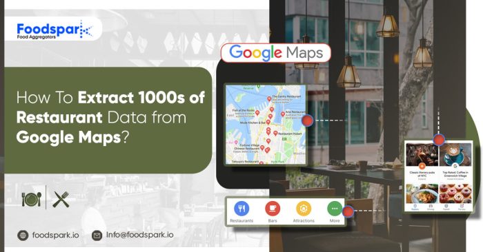 How to Scrape 1000s of Restaurant Data from Google Maps?