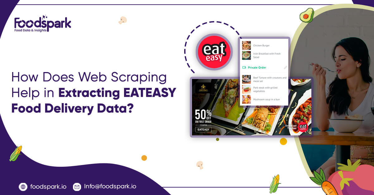 How Does Web Scraping Help in Extracting EATEASY Food Delivery Data?