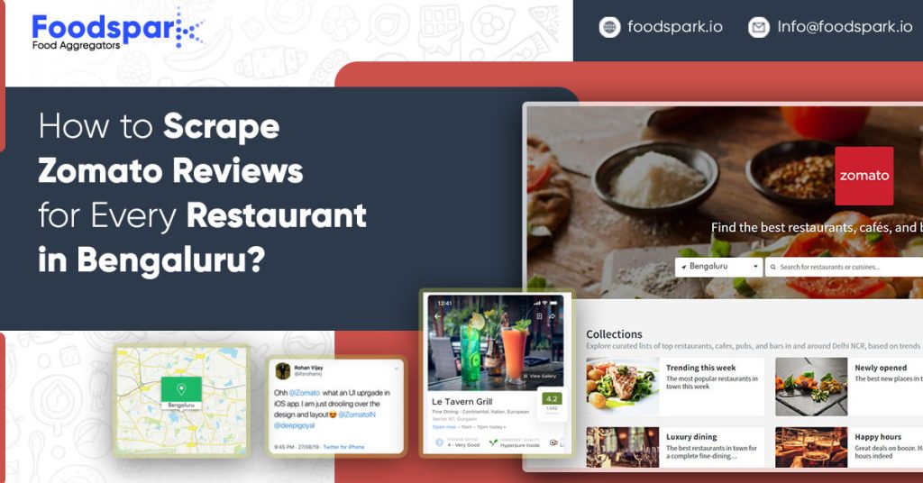 Scrape Zomato Reviews for Restaurants in Bengaluru
