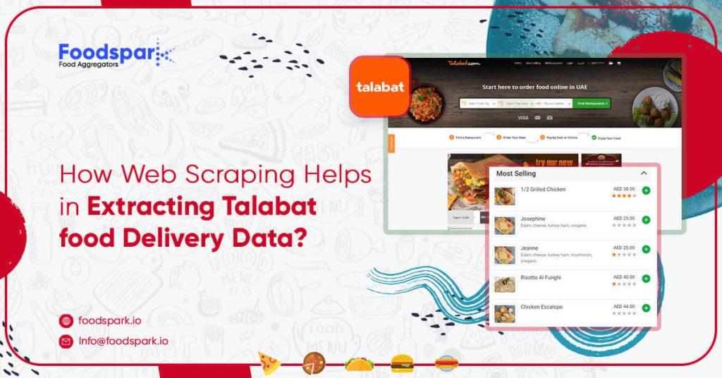 How Web Scraping Helps in Extracting Talabat food Delivery Data