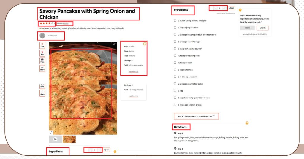 How Web Scraping is Used to Extract Food Recipe Data from Allrecipes?