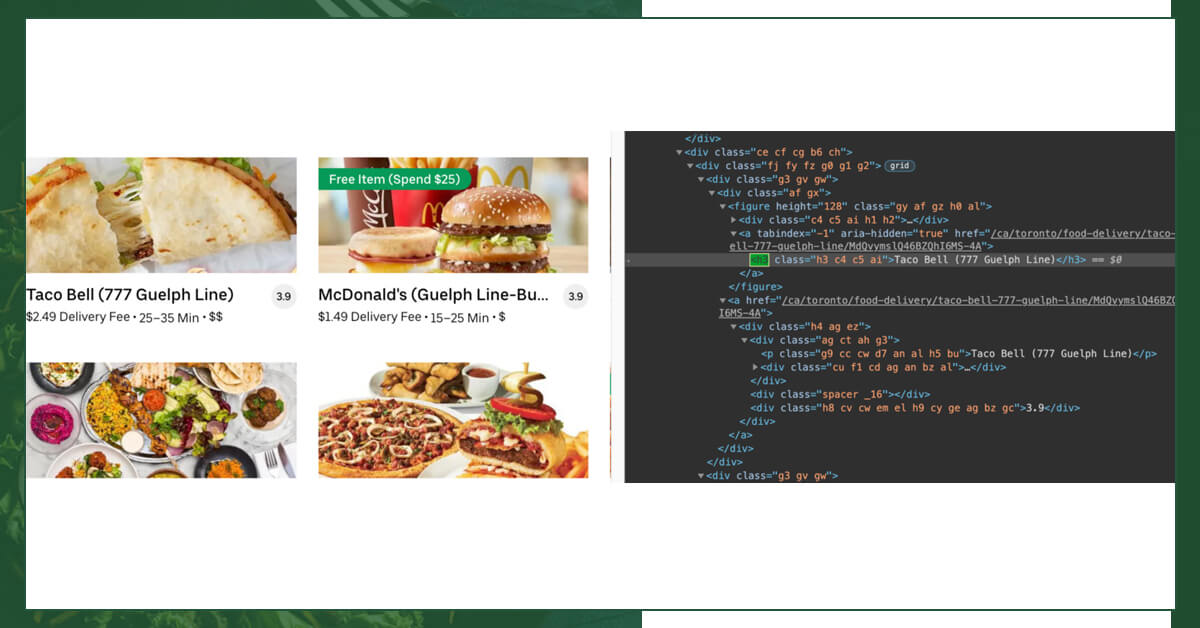 How Web Scraping Extracts Food Delivery Data from 7Now?